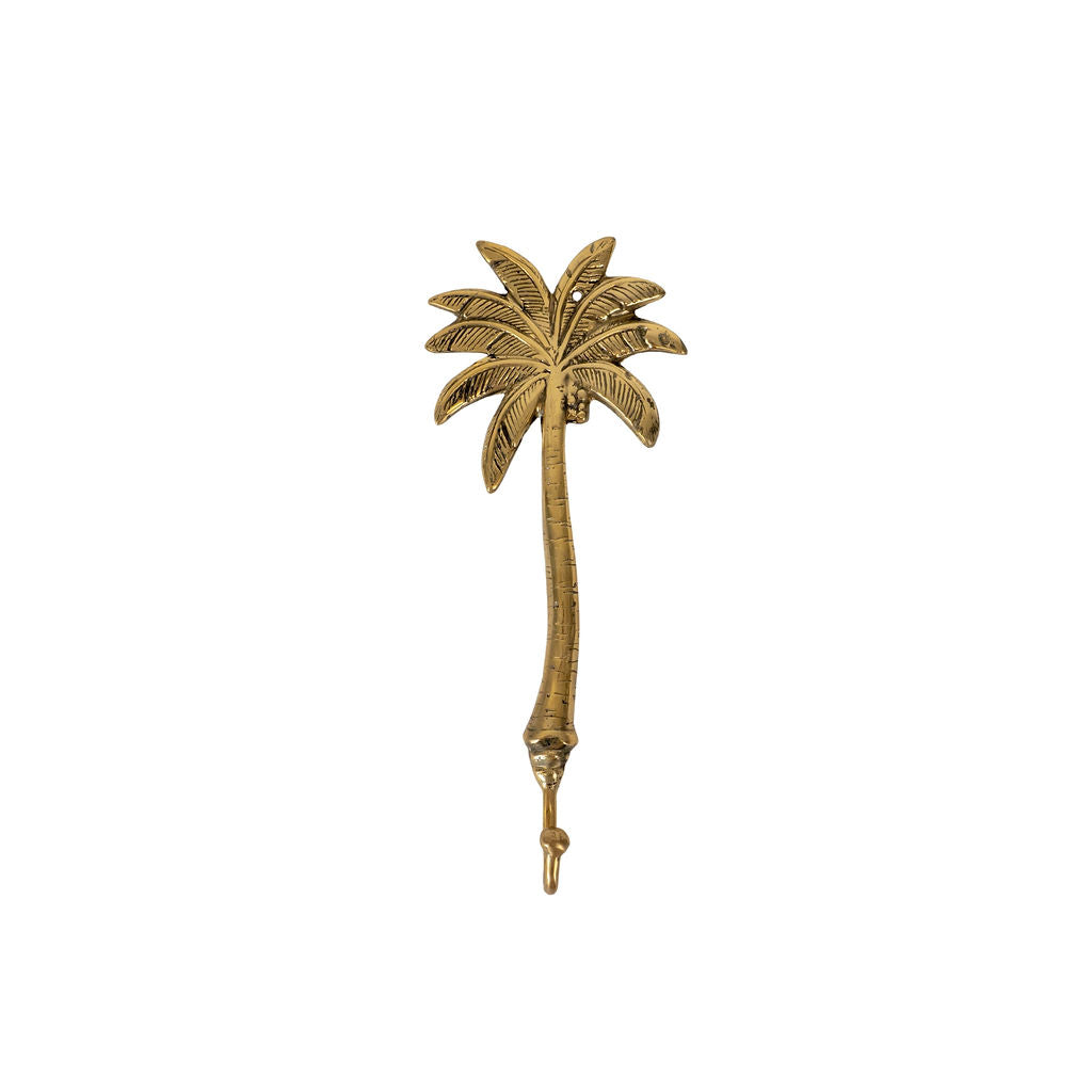 Brass Palm Tree Hook - Large – Peach In the Palms Collective